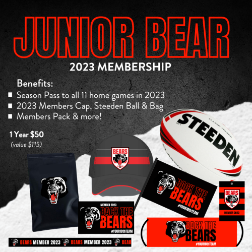 Junior Bear Membership ~ NSB CLUB