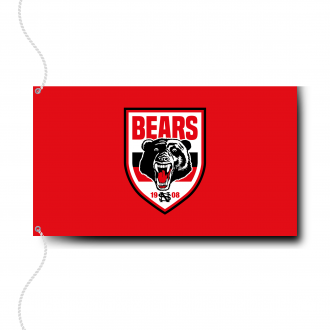Bears Flag (180cm x 90cm) ~ NSB CLUB
